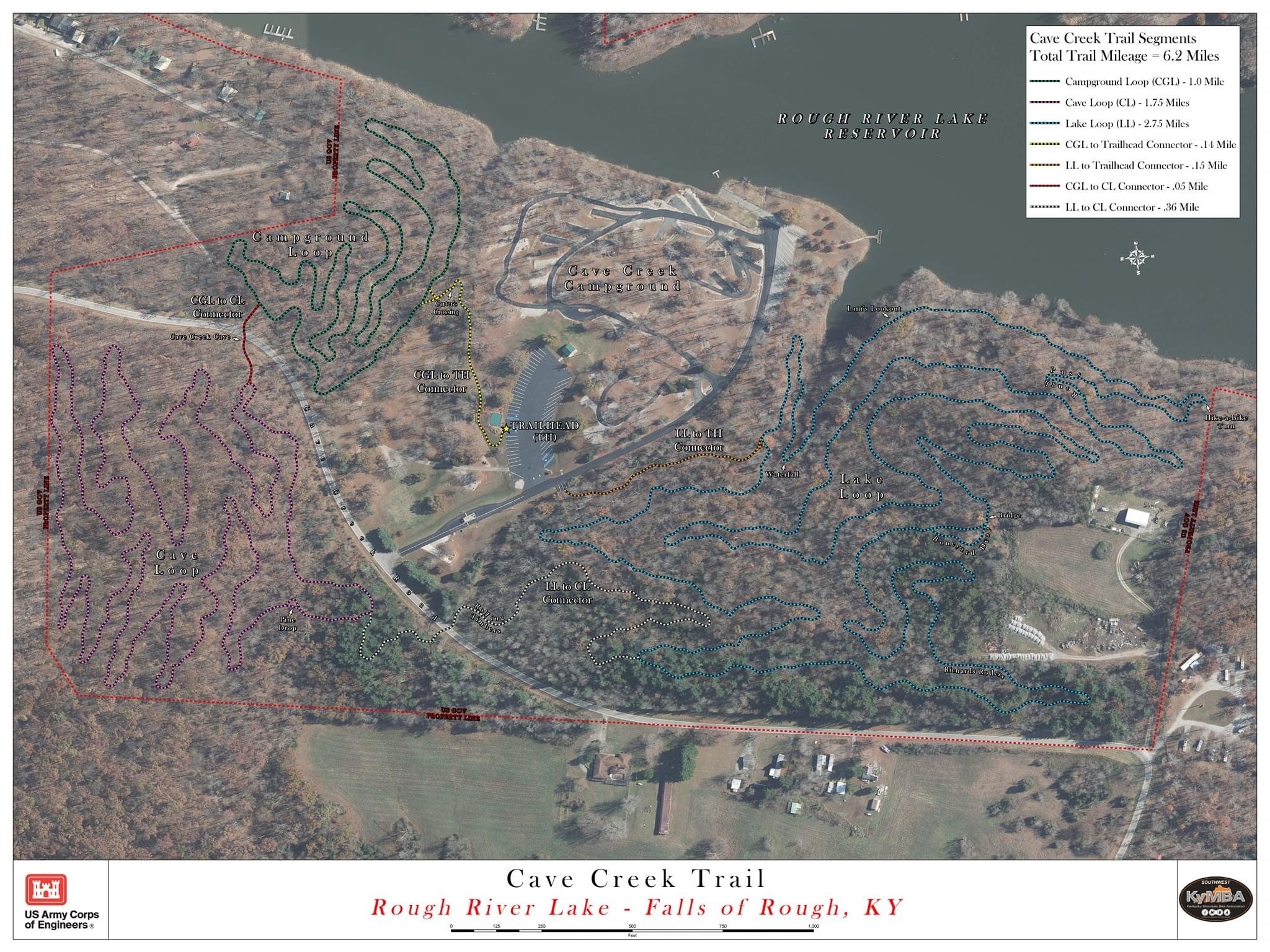 Southwest KyMBA » Cave Creek Trail – Falls of Rough KY – Rough River Lake